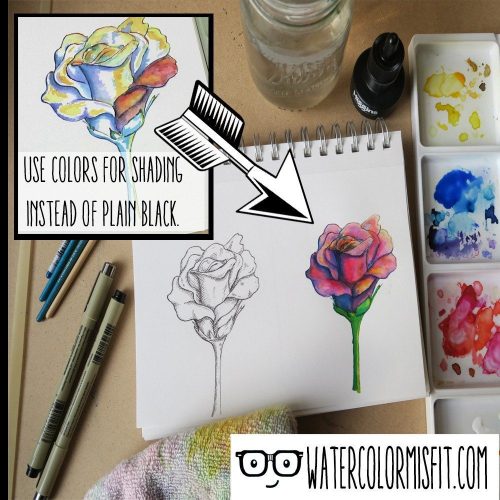 How to Shade: 4 Helpful Tips – Watercolor Misfit