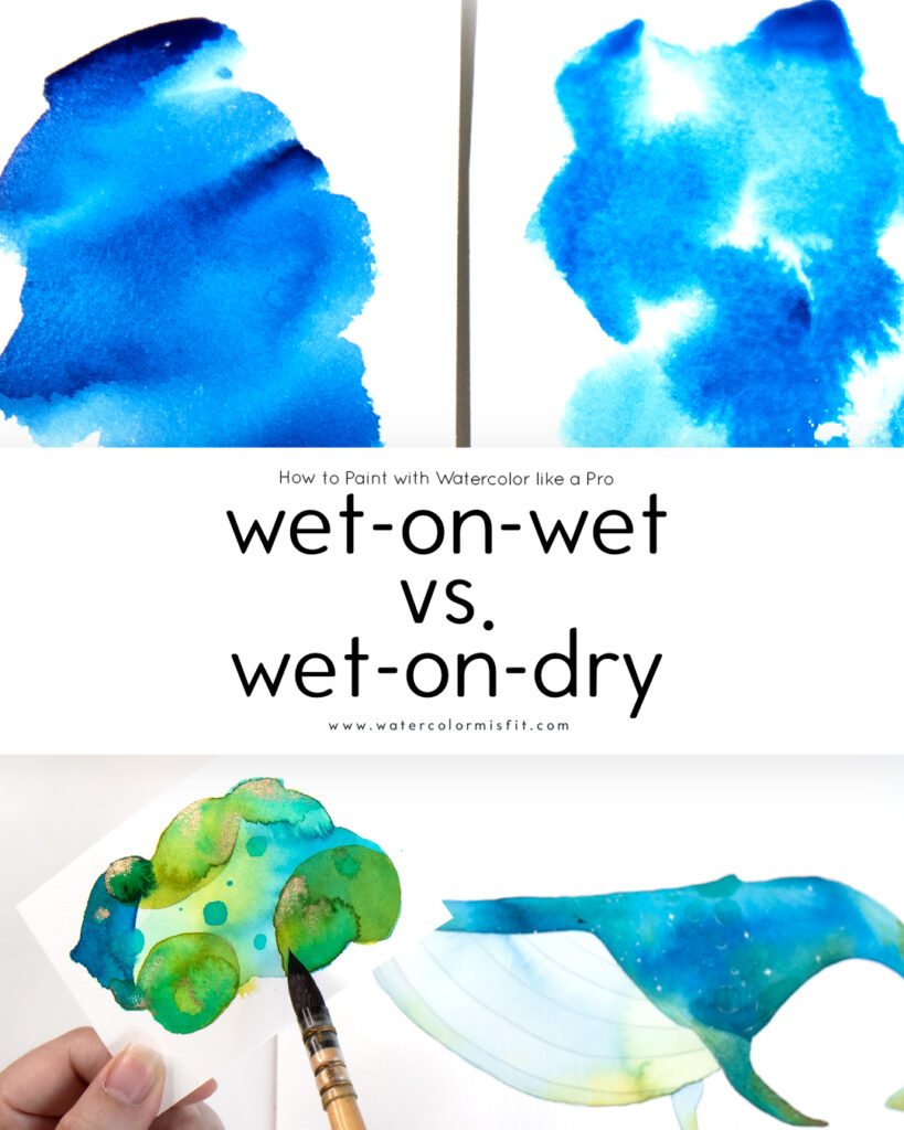 Wet-on-Wet vs. Wet-on-Dry: The Watercolor Basics Every Beginner Should ...